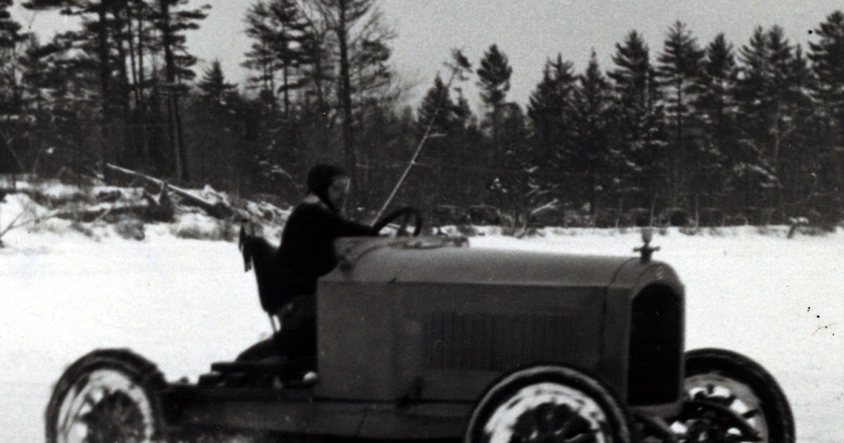 Just A Car Guy: ice racing in 1940, East Jaffrey Lake New Hampshire