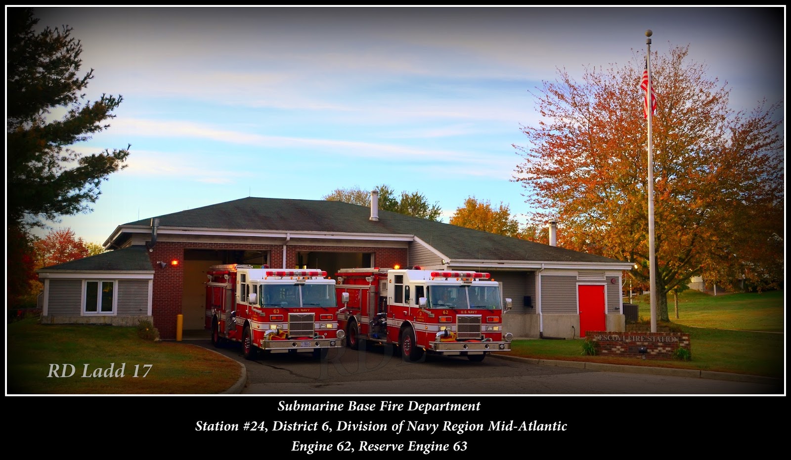 New London County Fire Photos: Submarine Base Fire Department Station #24,