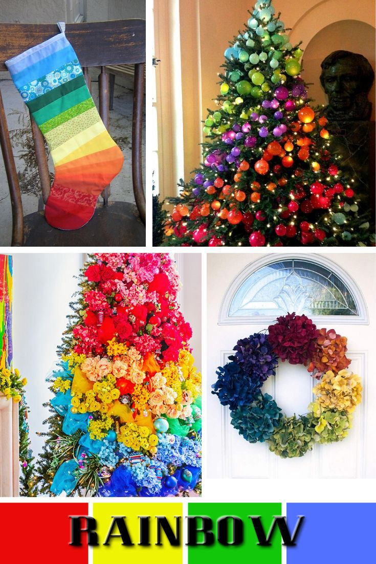 Southern Blue Celebrations: RAINBOW CHRISTMAS IDEAS & INSPIRATIONS