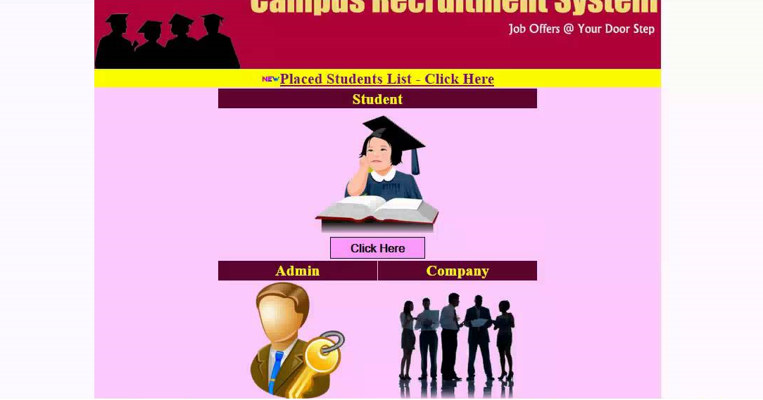 Campus Recruitment System Project - ASP.NET Project - Final Year ...