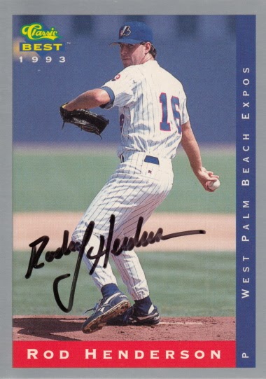Daily Autograph: Rod Henderson
