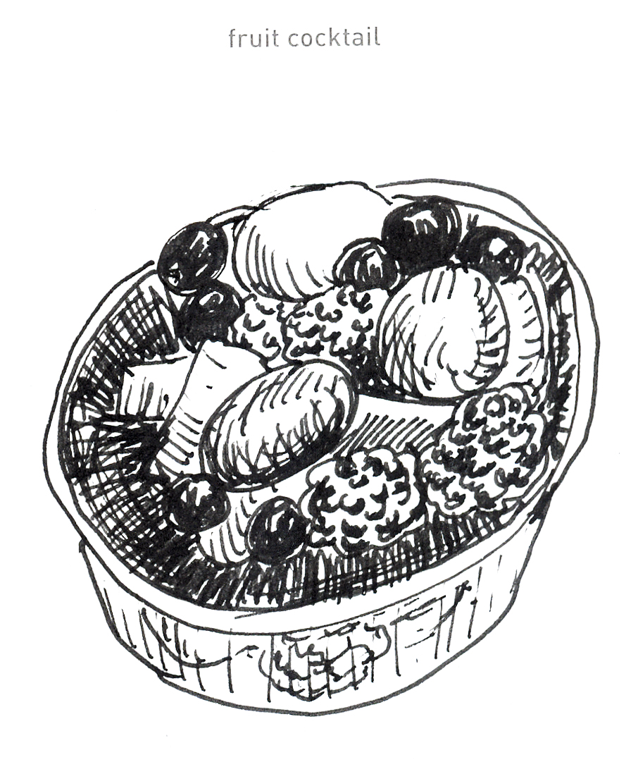 Ana's Strictly Sketchbook: 642 Things to Draw #31 - Fruit Cocktail