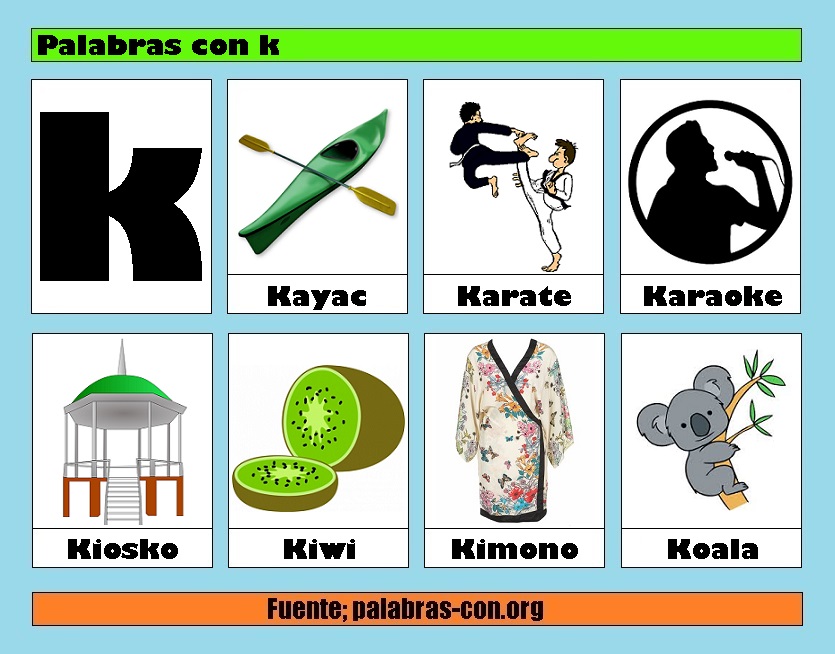 Los peques del Fleming: Palabras con k