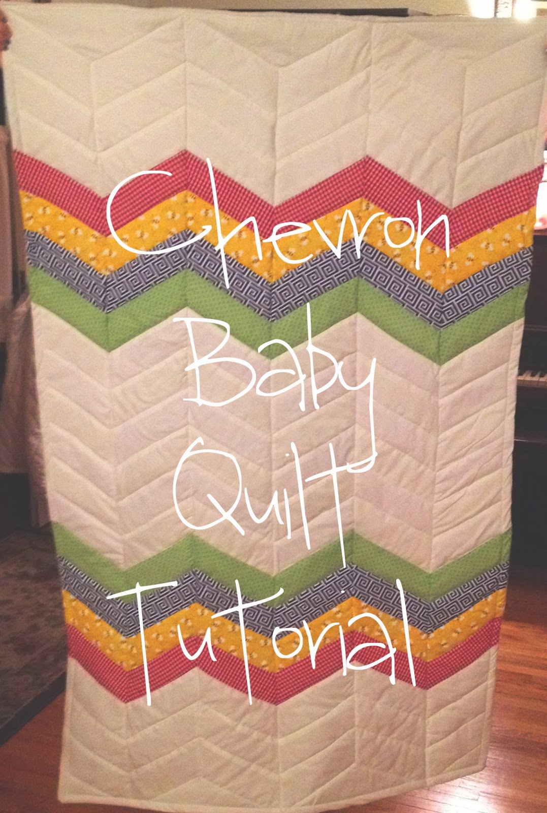 Chevron Baby Quilt Tutorial