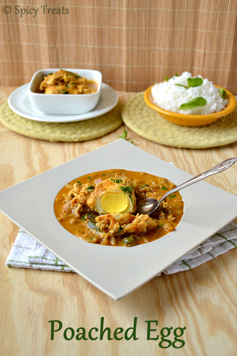 Spicy Treats: Muttai Kuzhambu / Poached Egg Curry