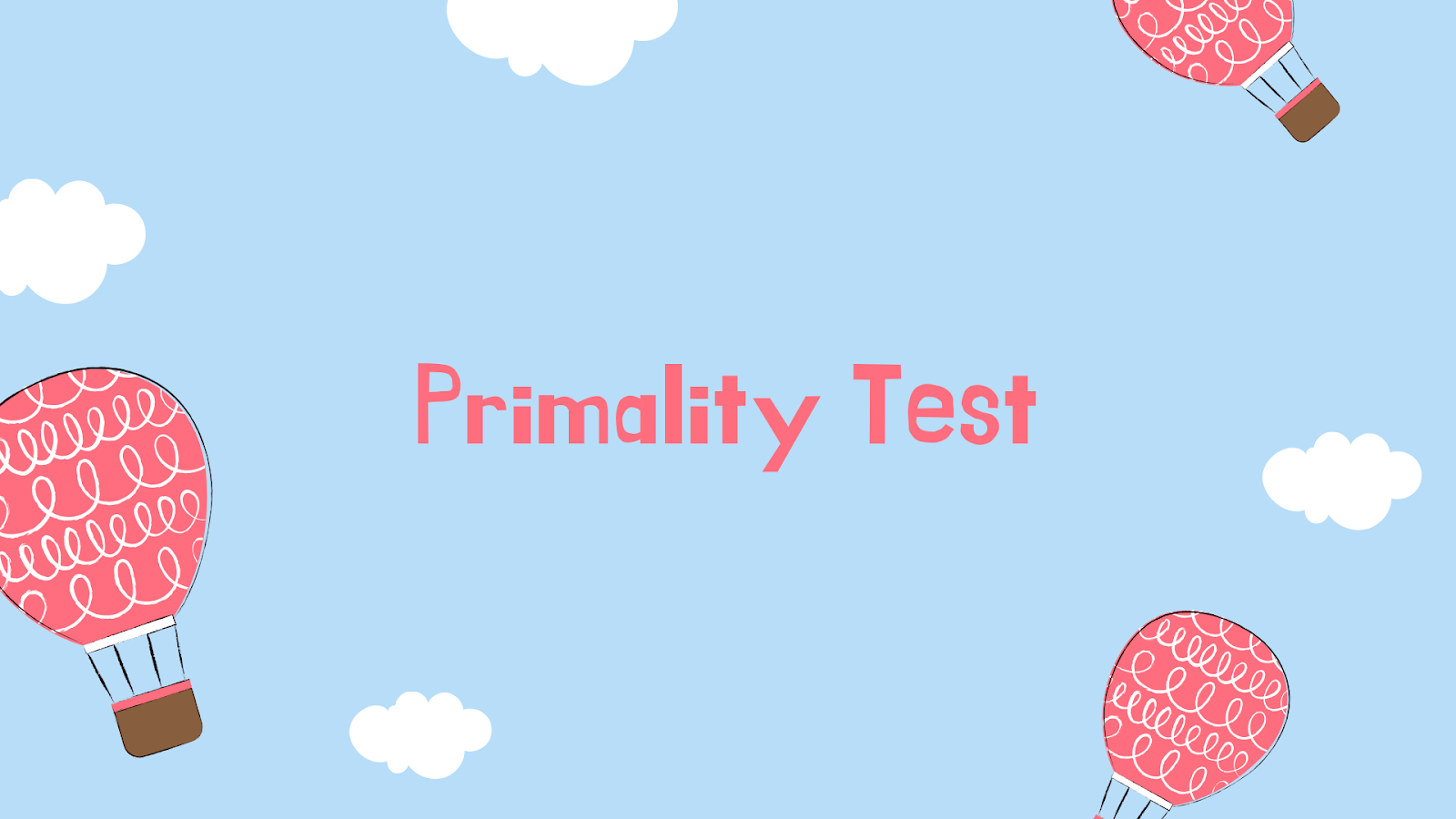 Primality Test