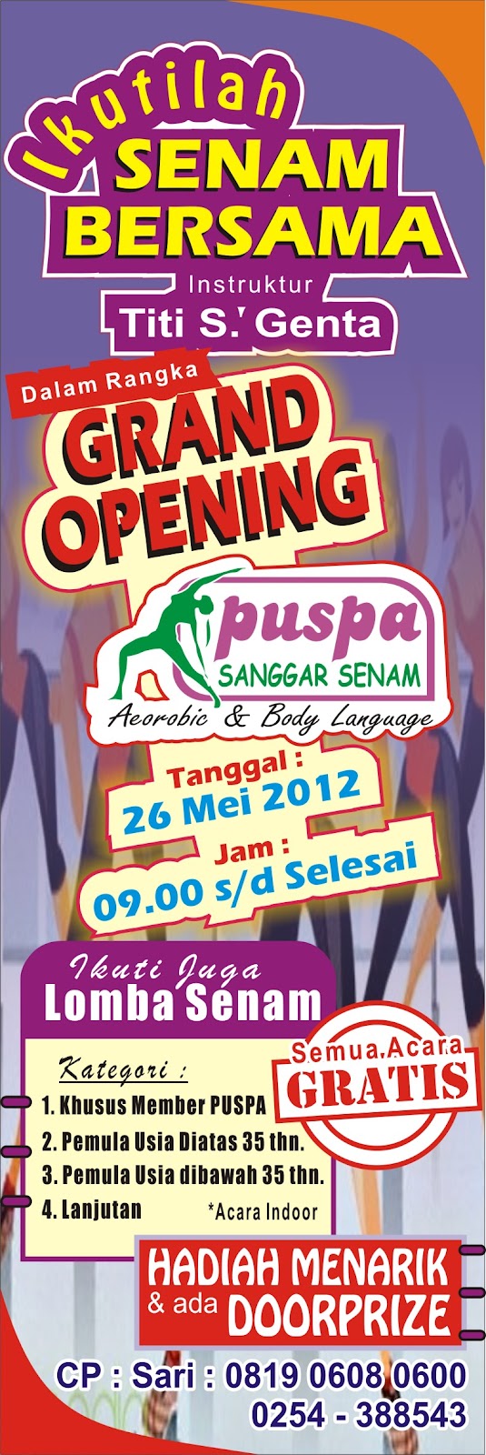 Desain Interior Sanggar Senam - Perumperindo.co.id