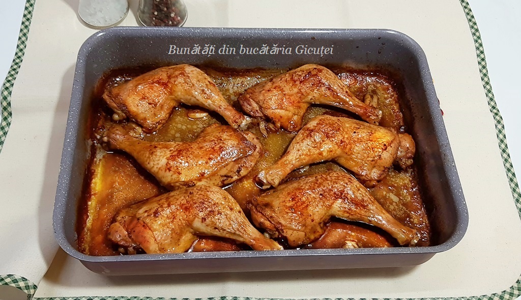 Pulpe de pui in bere, la cuptor - Bunătăți din bucătăria Gicuței