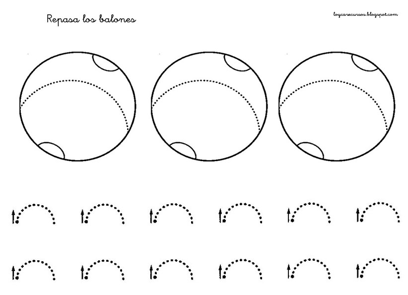Trabajando en Educación Infantil: 10 fichas para trabajar el trazo ...