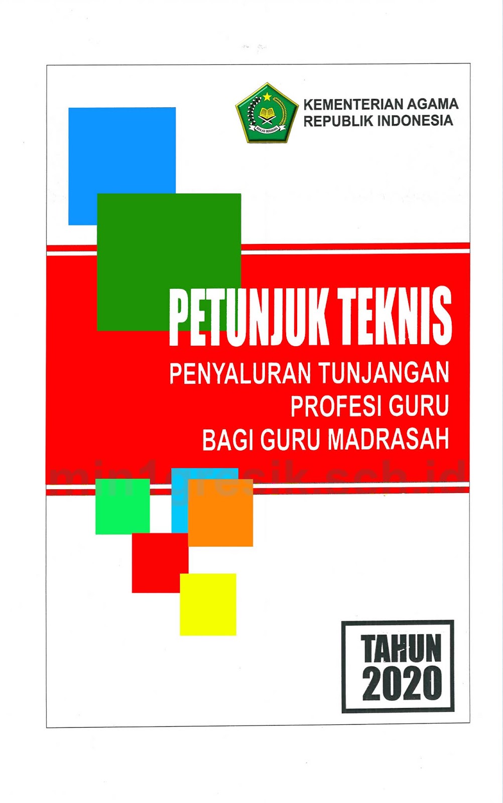 Juknis Penyaluran Tunjangan Profesi Guru Tpg Tahun 2020 Min 1 Gresik