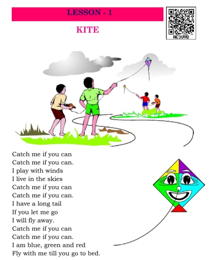 Enlish class 4 lesson 1 Kite