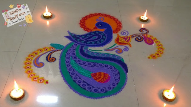20 Unique And Beautiful Colour Rangoli Designs For Diwali ~ Total Stylish