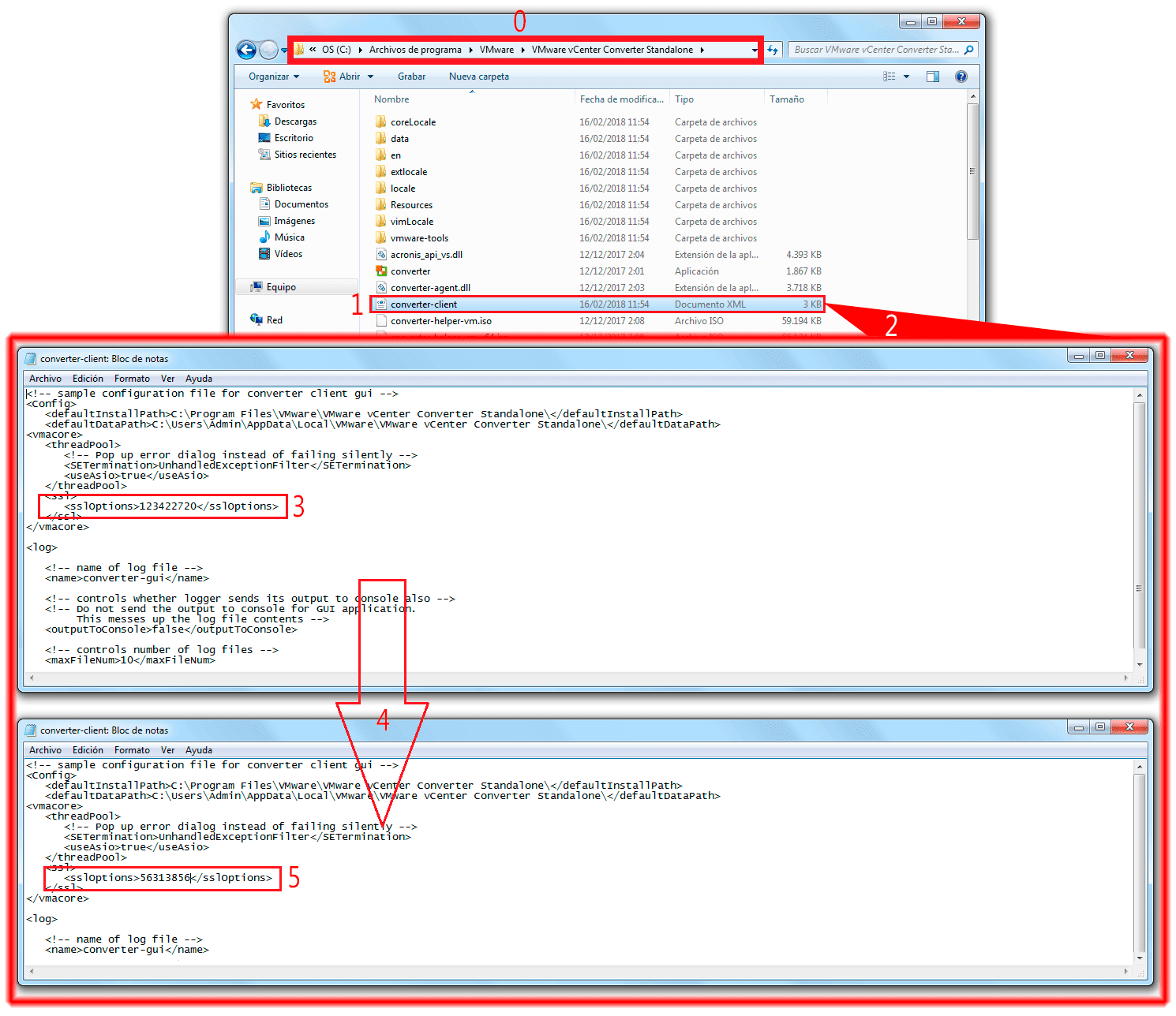 Pantallazos Es Vmware Converter A General Error Occurred Ssl Exception Error 14077102