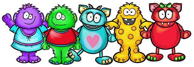 Simply Delightful in 2nd grade: Five little monsters are learning the ...