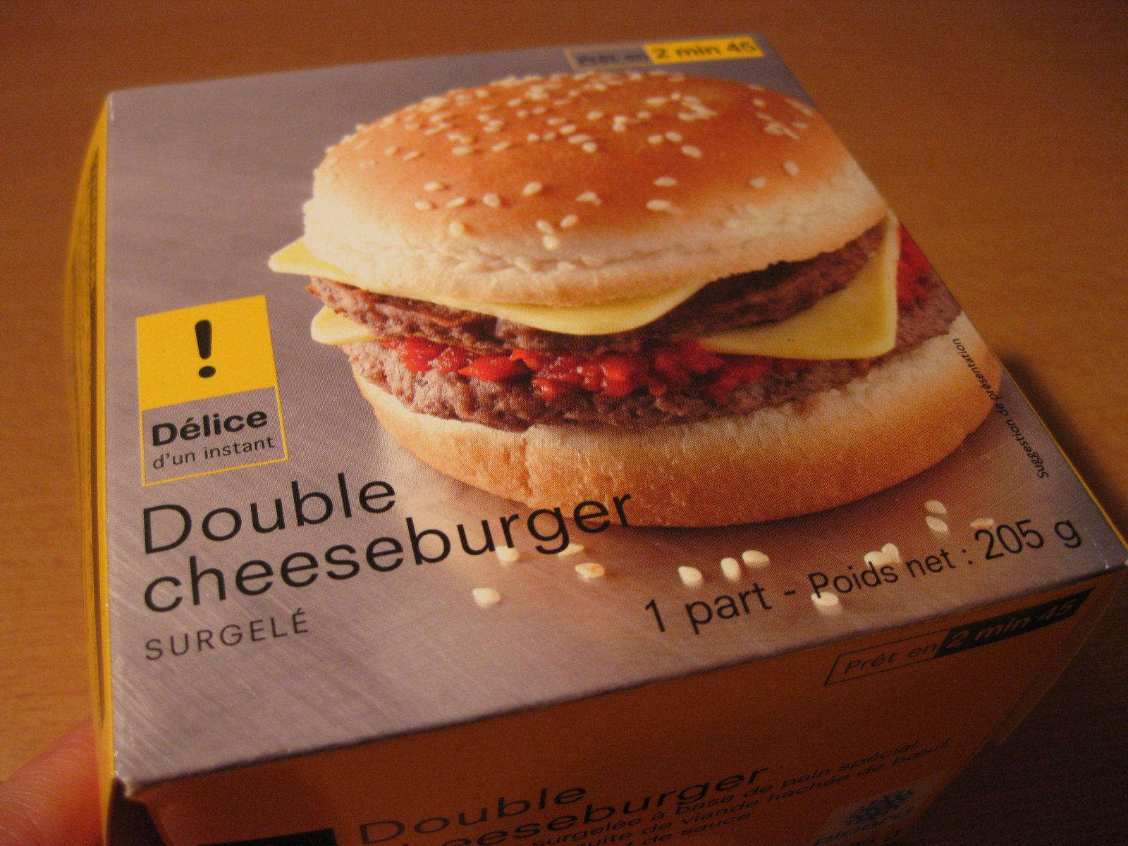 C'est Sucré: Picard hamburger = FAIL