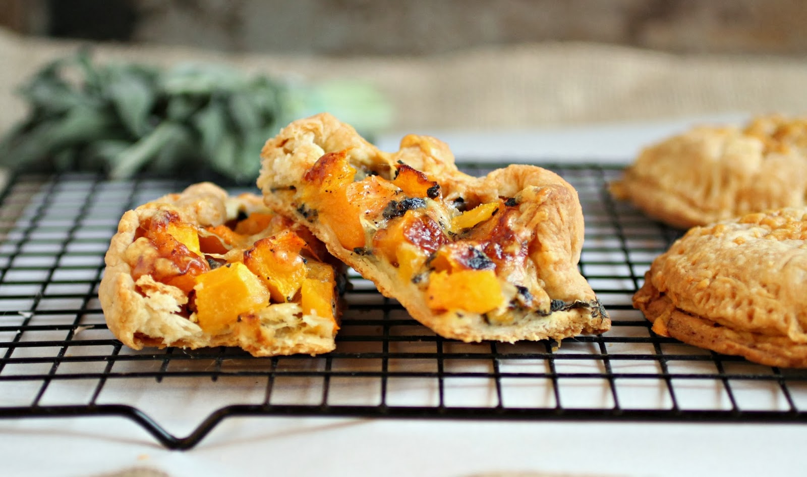 Hungry Couple: Sage and Butternut Squash Pithiviers (Savory Hand Pies)