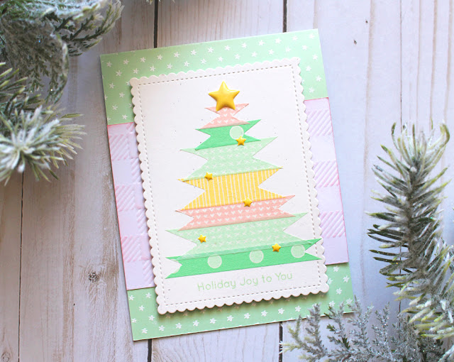 For the Love of Paper: creating a washi tape Christmas tree