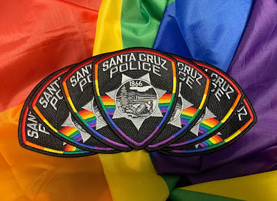 Santa Cruz Police: SCPD Supports the LGBTQ+ Community with Pride Patch