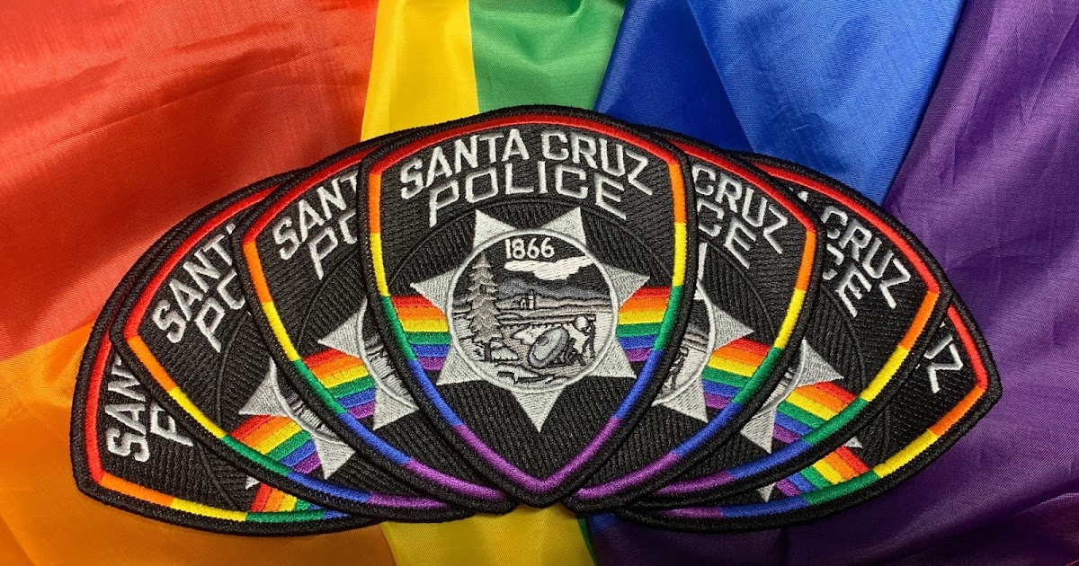 Santa Cruz Police: SCPD Supports the LGBTQ+ Community with Pride Patch
