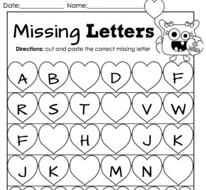 La Loma Valentine's Day: Missing Letters