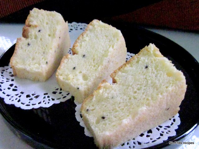 Tofu chiffon cake