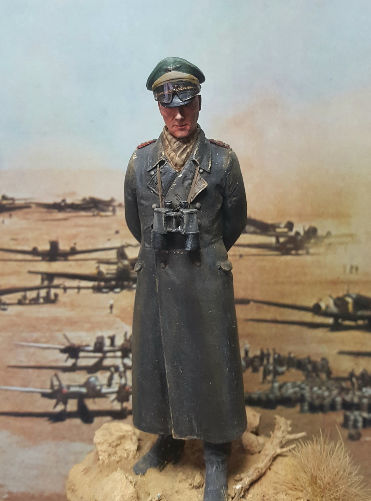 ah-dioramen: Der "Wüstenfuchs" Erwin Rommel in 90mm und 120mm