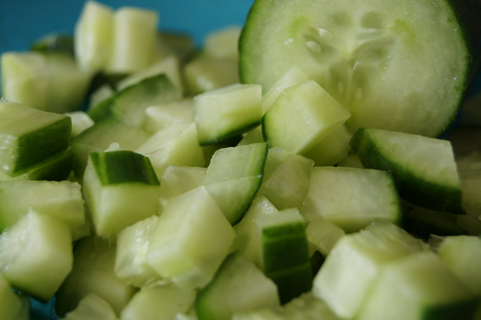 Diced Cucumber at Natalie Kelley blog