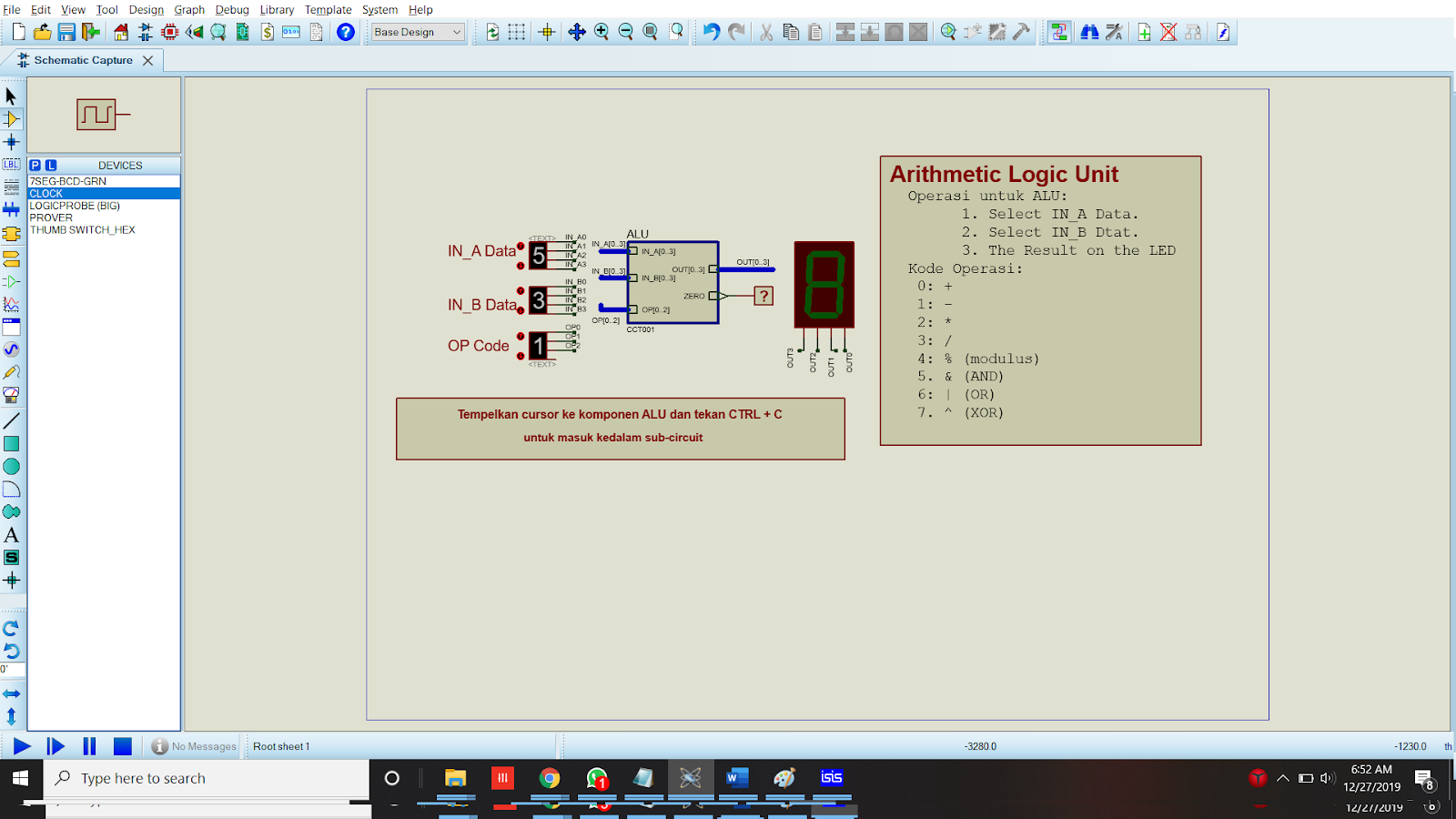 Tutorial Verilog Rangkaian ALU (Aritmatika Logic Unit) yang ...