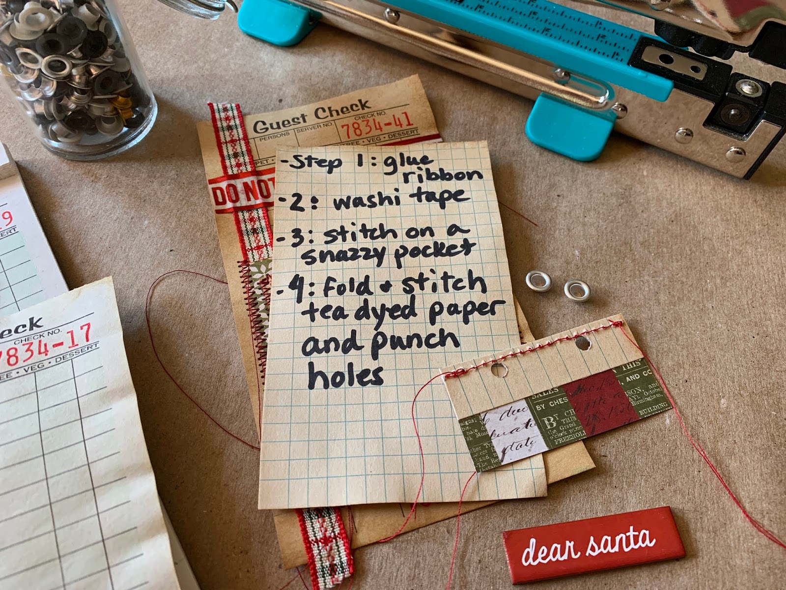 A Guest Check Tutorial ~ Mrs. Cog's Projects