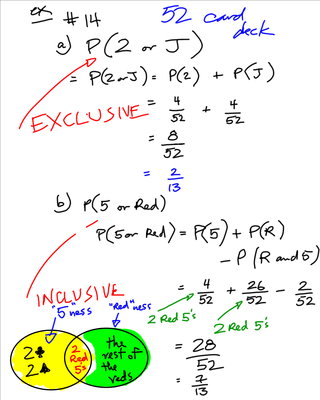 Grade 12 Applied Math (pilot curriculum): Mutually Exclusive/Mutually ...