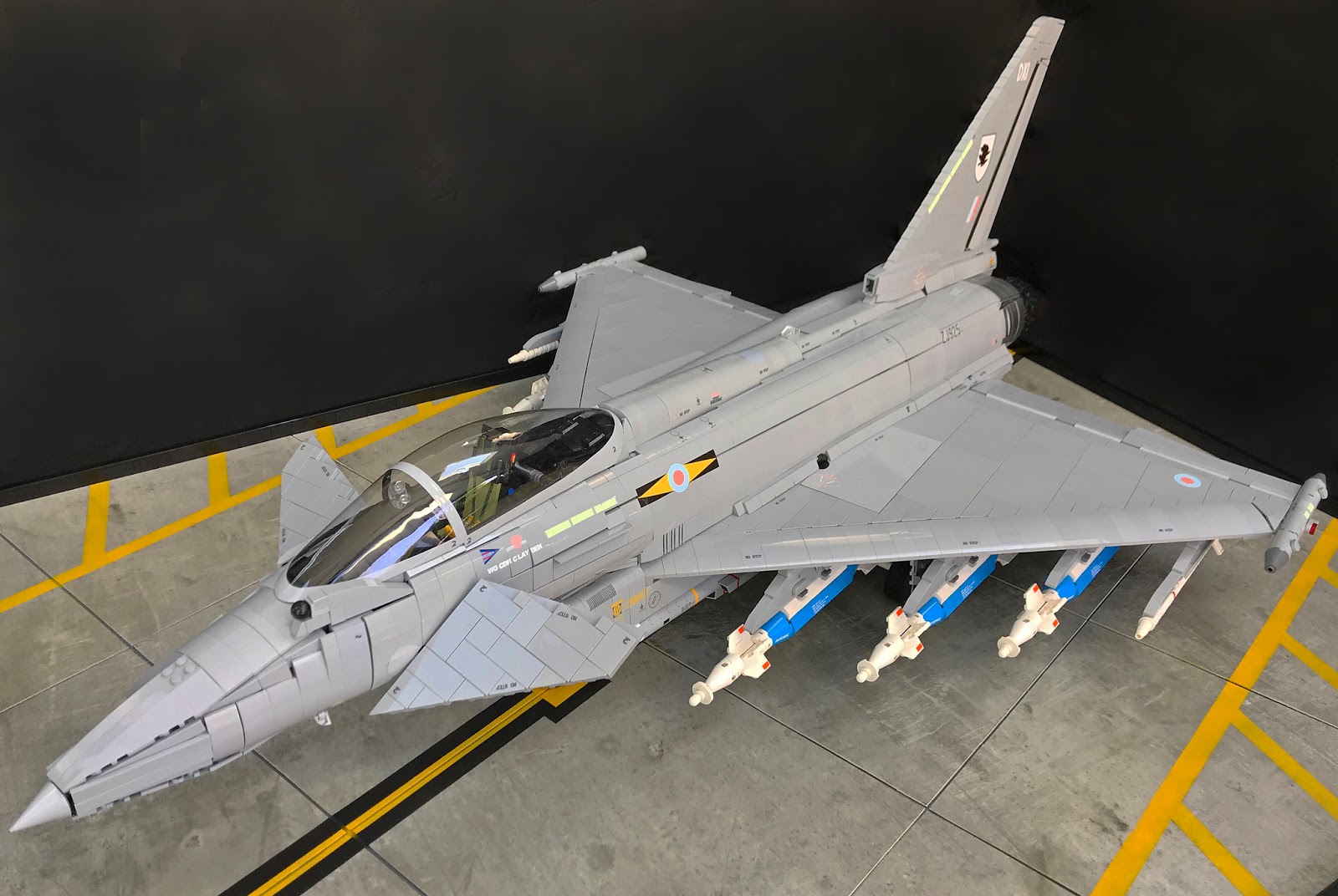 LEGO Eurofighter Typhoon 1/15th scale model