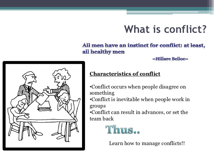 How to handle conflict in teams: 2016