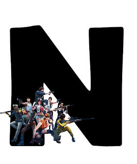 Kits imprimibles gratis : Abecedario free fire