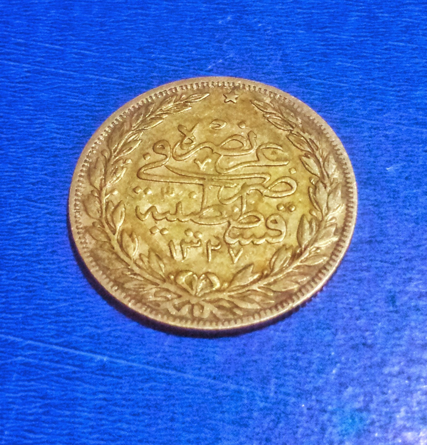silvium antiques: Ottoman, Turkey 100 Kurush gold coin AH 1327 ,AD 1909 ...