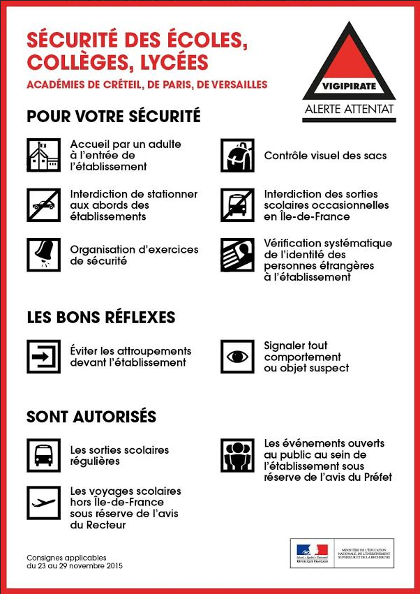 Parents d'élèves école Ferdinand Buisson: Sécurité des écoles, collèges ...