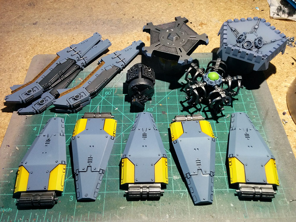 The Hammer of Wrath: WIP: Space Wolves Drop Pod #2