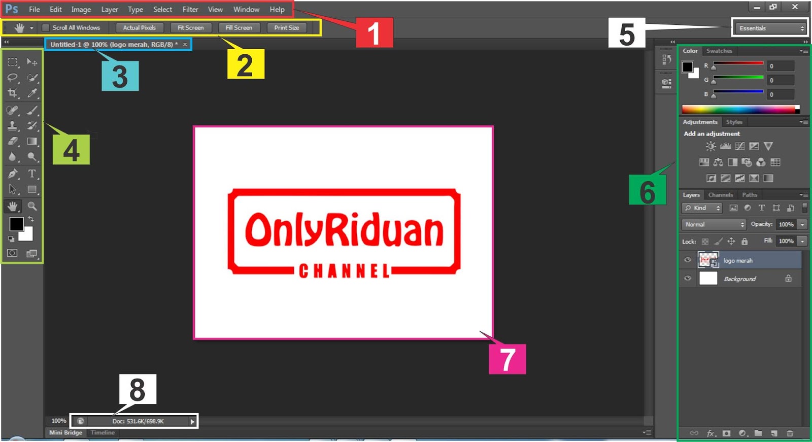 Mengenal Tool Photoshop Cs6 Dan Fungsinya