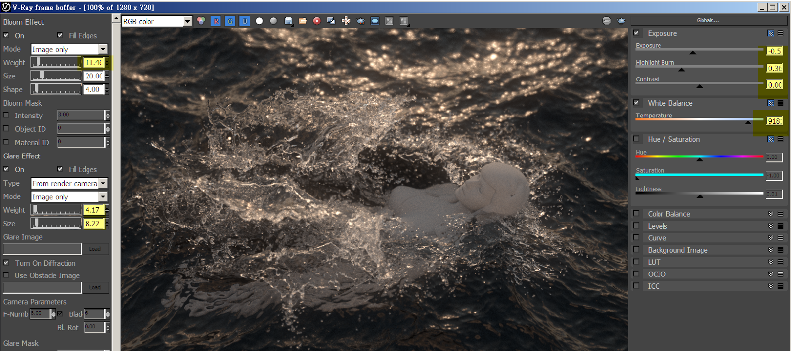 CG Taiwaner 台灣人玩動畫: VRay ocean shader for PhoenixFD 3