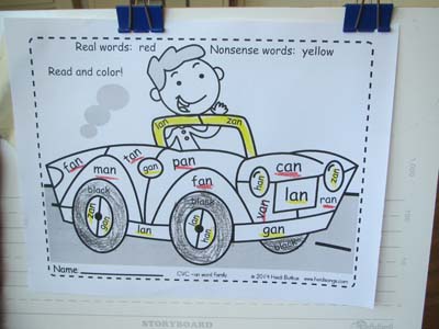 How to Teach Nonsense Words, and Color by Nonsense Word Worksheets for ...