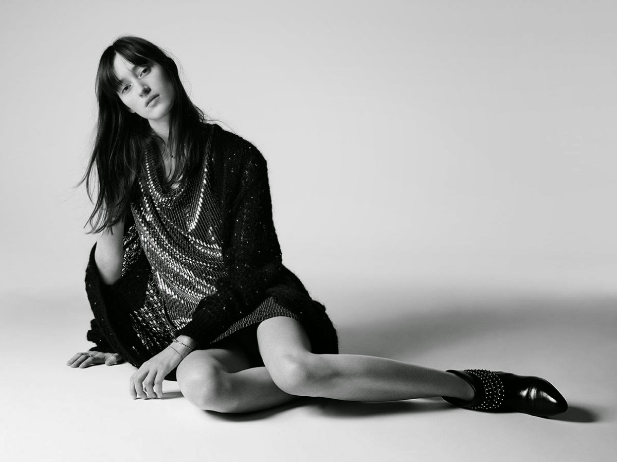 Saint Laurent Paris Pre-Fall 2015 Campaign featuring Helena Severin