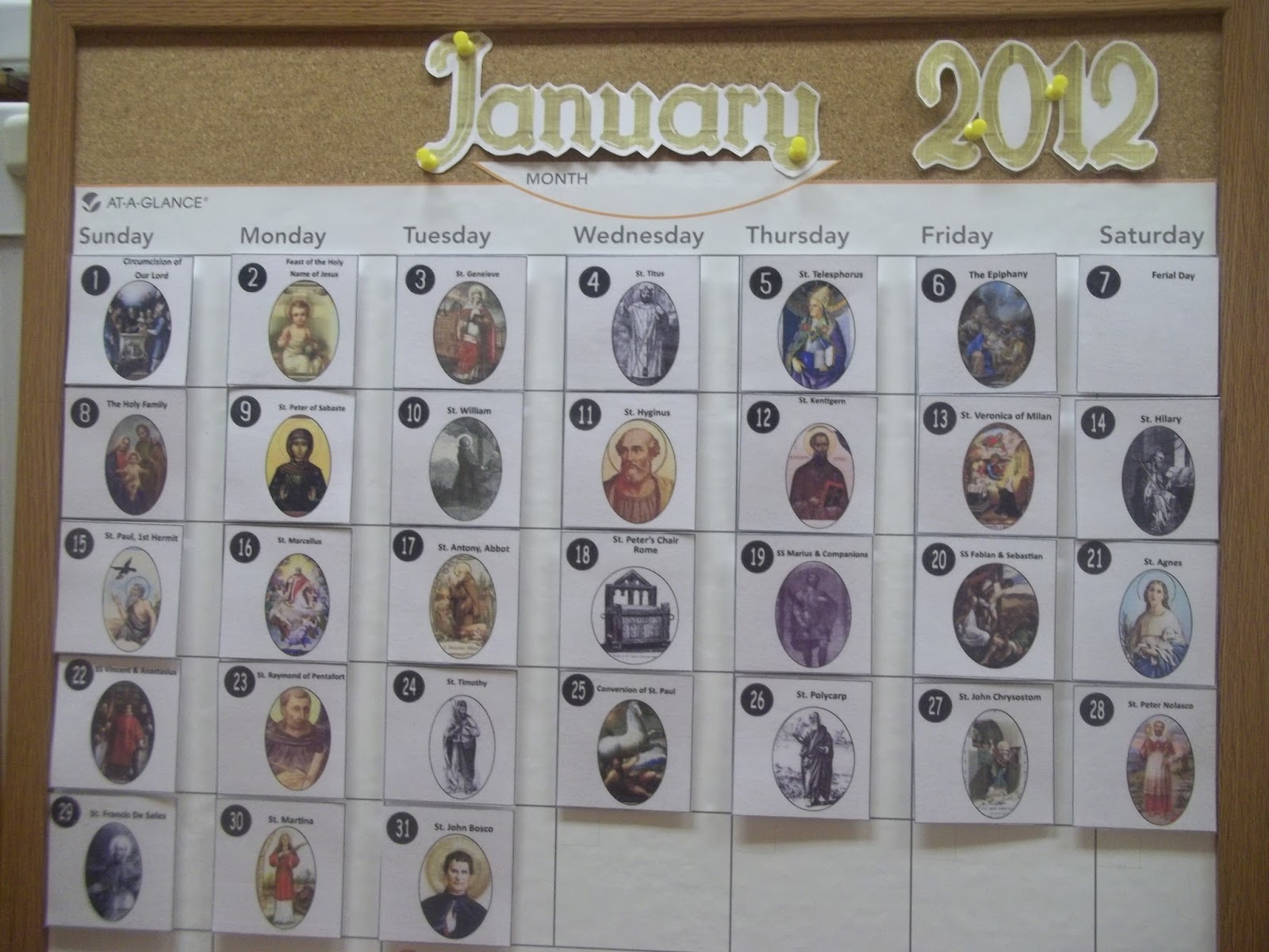 In Faith and Love: DIY Liturgical Year Bulletin Board