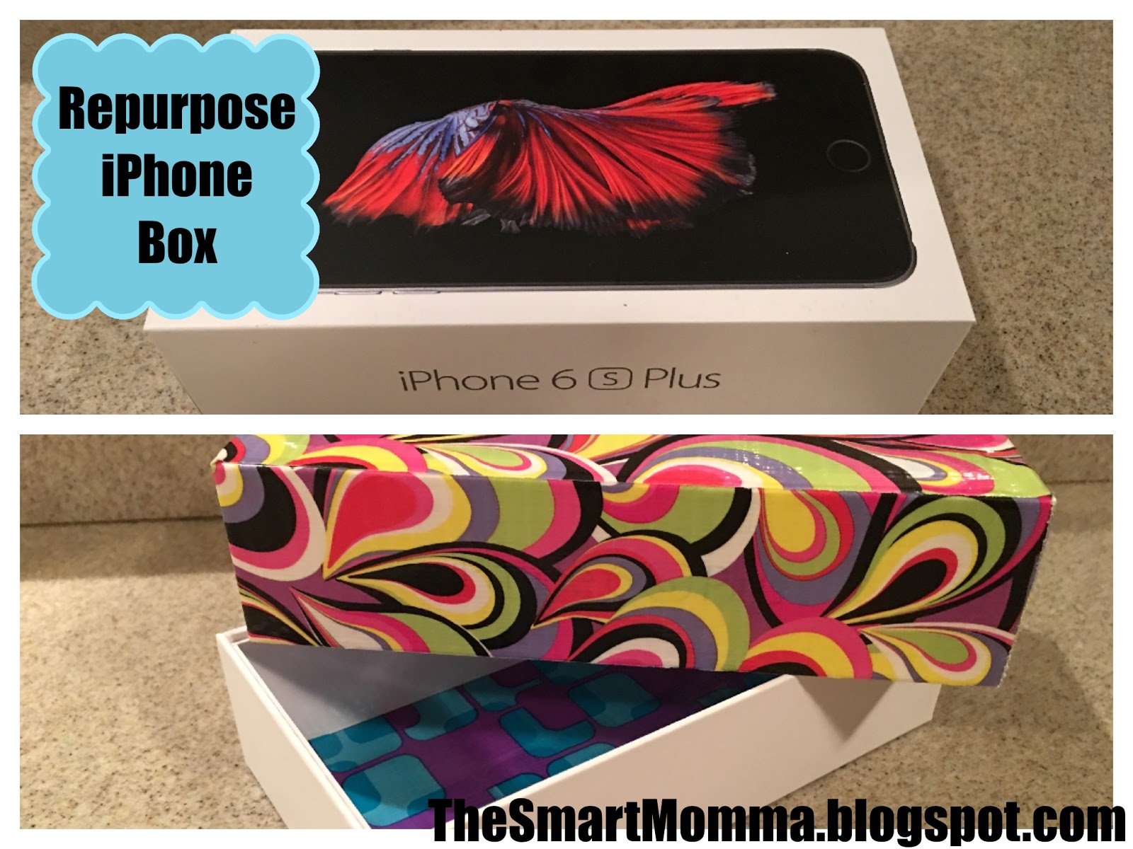 The Smart Momma: Repurpose iPhone Box