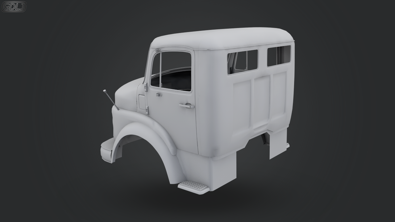 Mercedes-Benz Truck 1924-2624 Cabin | Layth Jawad