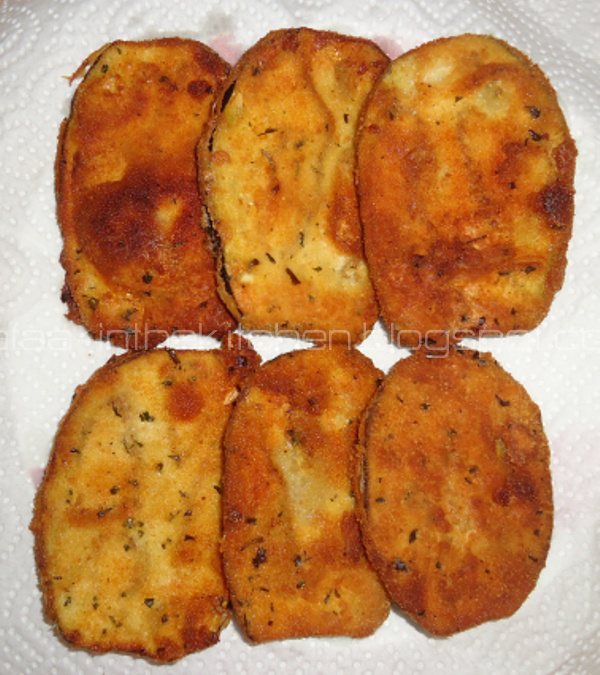 Safaa in the Kitchen: Deep Fried Eggplant