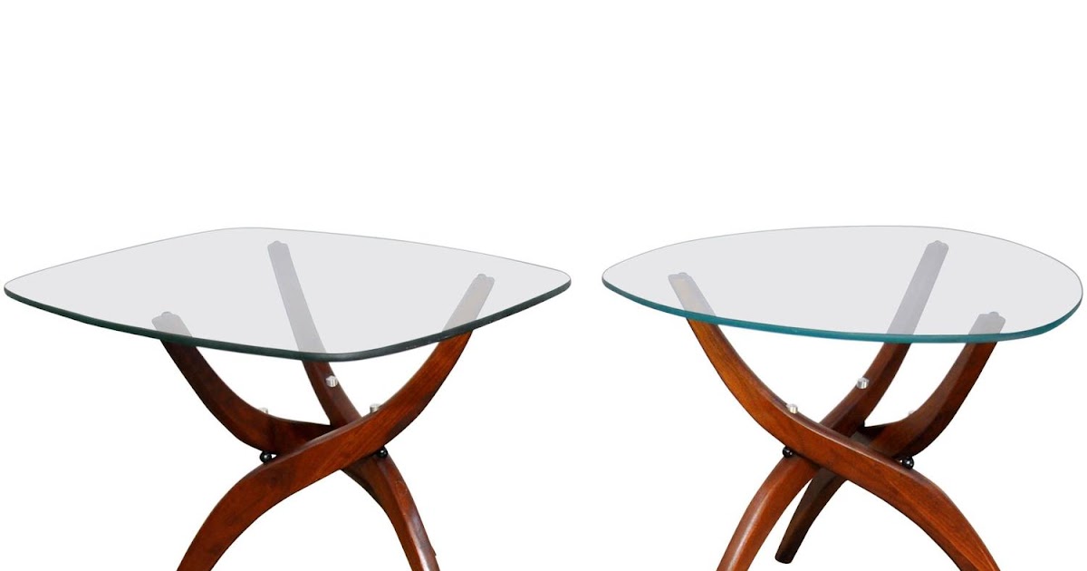 SELECT MODERN: Pair of Forest Wilson Side or End Tables
