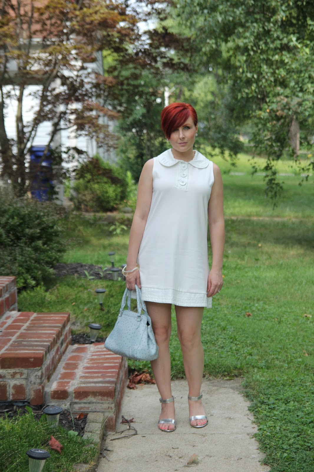 Thrift and Shout: Cute Outfit of the Day: Little White Dress