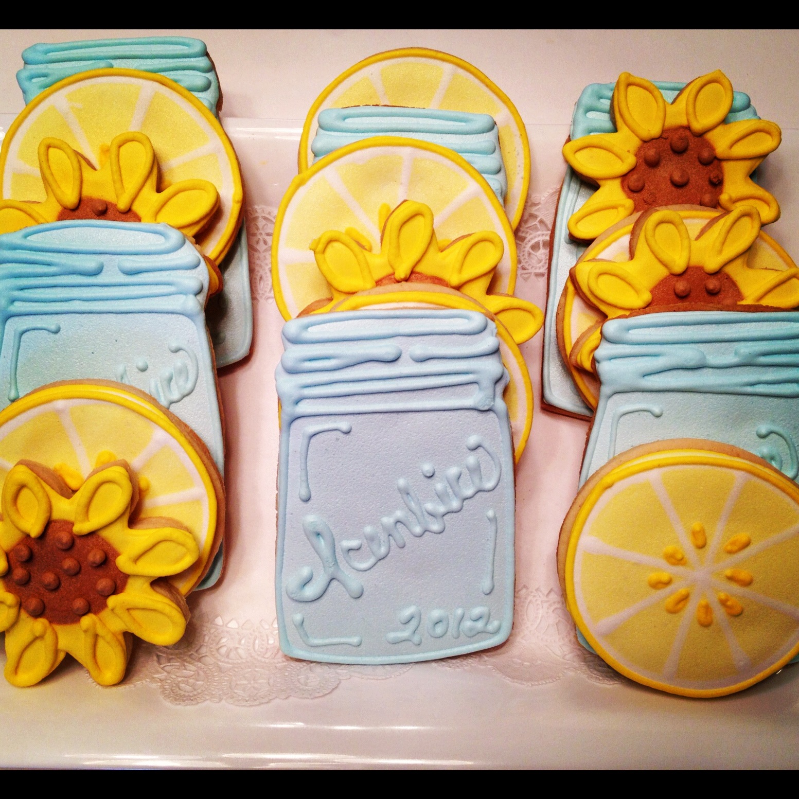 One Preppy Cookie: "Country" Bridal Shower Cookies