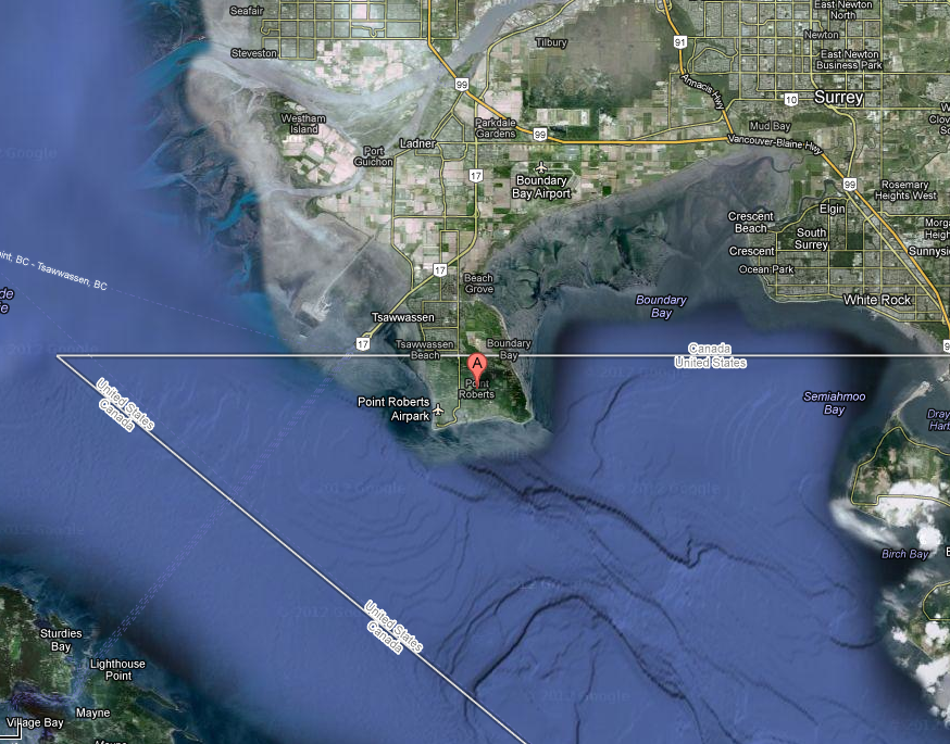 Whispers from the Edge of the Rainforest: Point Roberts: a few minutes ...