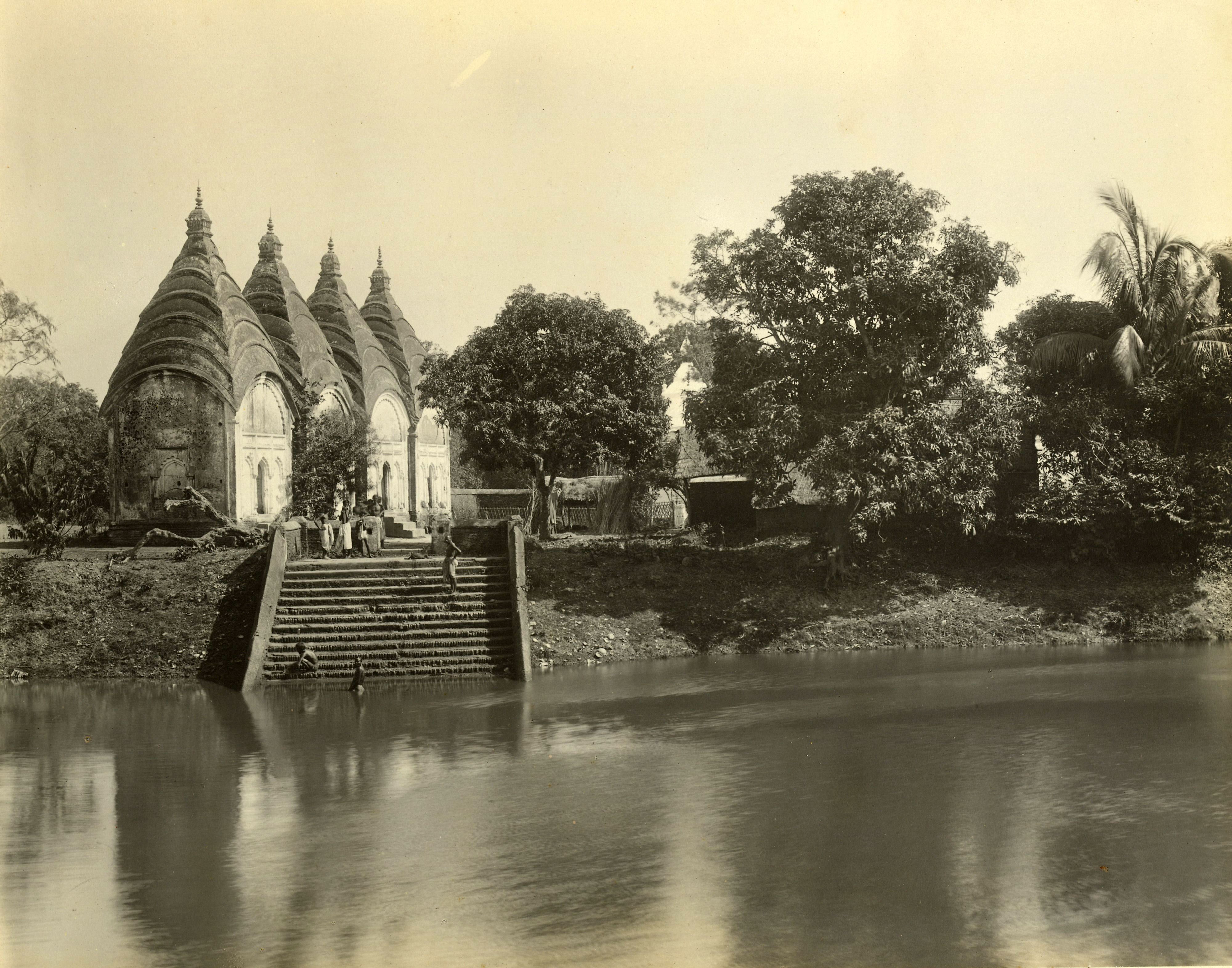 Dhakeshwari Temple in Dhaka (Currently in Bangladesh) - 1904 - Old ...