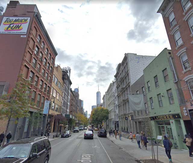 Then And Now: Then and Now: Spring Street at West Broadway, NYC